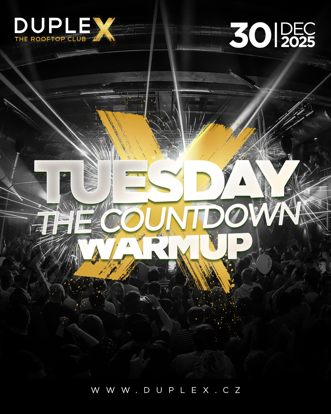 TUESDAY - THE COUNTDOWN - WARM UP - 30.12.2025 - Duplex Club Prague